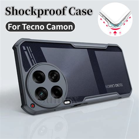 For Tecno Camon Camon Pro G G Phone Case Clear View Transparent Acrylic Back Cover