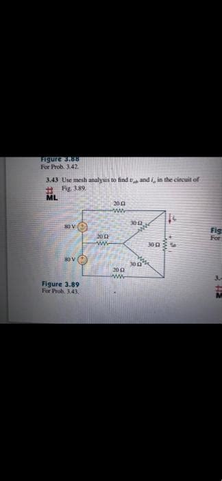 solved 3 36 use mesh analysis to obtain i1 i2 and i3 in the