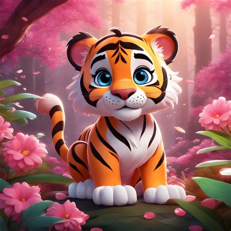 Download Ai Generated Tiger Cartoon Royalty Free Stock Illustration