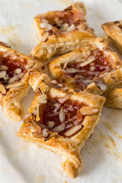 Jam Puff Pastry Tarts Salty Ginger