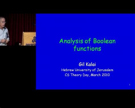 Analysis Of Boolean Functions Combinatorics And More