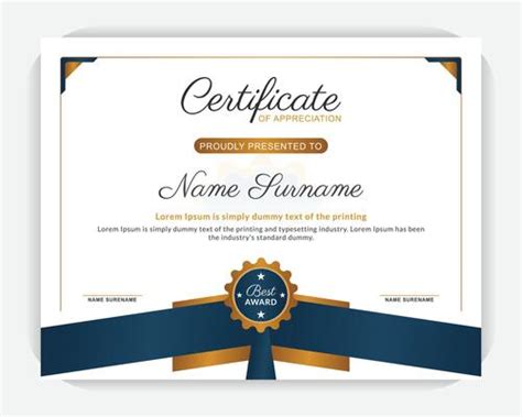 Premium Certificate Vector Art Icons And Graphics For Free Download