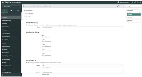 Using AWS Service Catalog And The AWS Service Management Connector For ServiceNow To Deliver