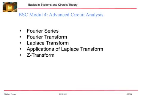Fourier Series • Fourier Transform • Laplace Transform