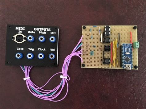 GitHub Elkayem Midi2cv Arduino Based MIDI To CV Converter Arduino Electronics Projects Diy