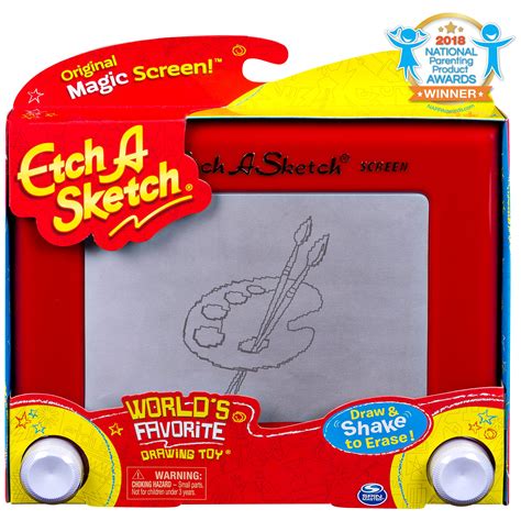 Etch A Sketch Classic Drawing Toy With Magic Screen For Ages 3 And Up