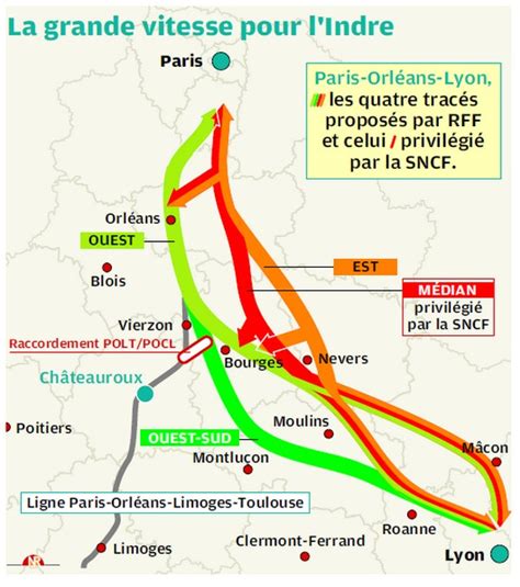 Ligne à grande vitesse deux tracés se détachent