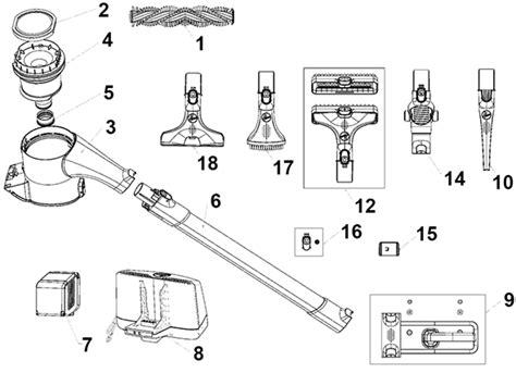 Hoover Bh53210 React Whole Home Cordless Advantage Vac Parts And Accessories Vacpartswarehouse