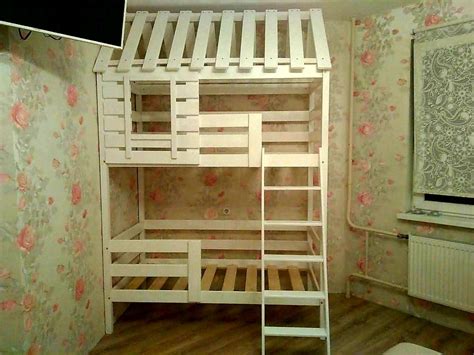 Кровать домик №12 двухъярусная двухэтажная в интернет-магазине на ...