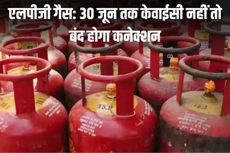 Lpg Gas Kyc जल्द करा लें E Kyc वरना बंद हो जाएगा गैस कनेक्शन नहीं मिलेगी सब्सिडी जानें कैसे
