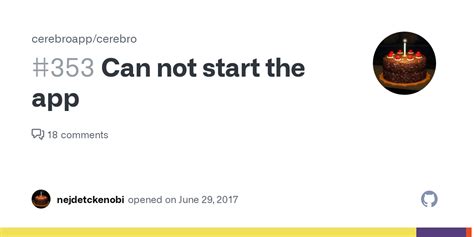 Can Not Start The App Issue Cerebroapp Cerebro GitHub