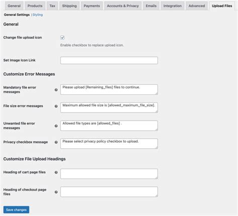 File Upload For Woocommerce Documentation Woocommerce