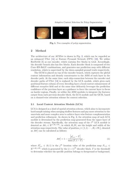 Adaptive Context Selection For Polyp Segmentation By Ruifei Zhang Et Al Rarxivdaily