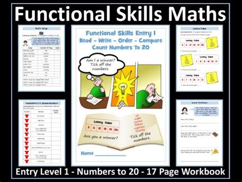 Functional Skills Maths Entry Level 1 Numbers To 20 Teaching Resources