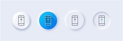swipe up phone line icon scrolling arrow sign landing page scroll line