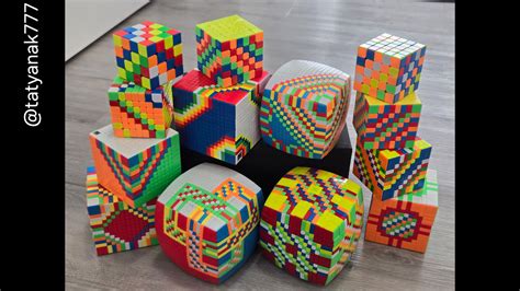 Here Are My Stripecheckerboard Patterns On Cubes 4x4 15x15 And 17x17