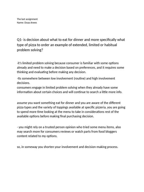 The Last Assignment Pdf Brand Food Safety