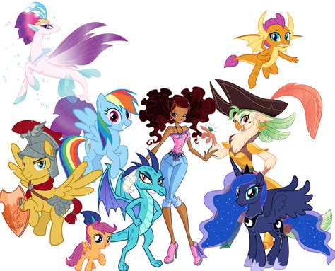 Winx Club And Mlp Aishas Group By Dominickdr98 On Deviantart