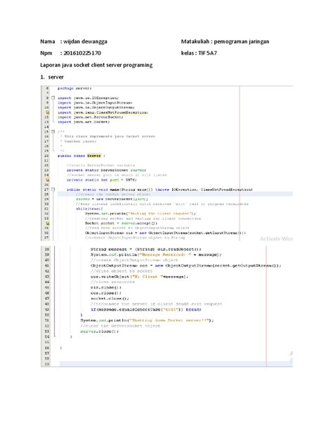 Java Socket Client Pdf