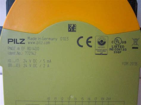 Used Pilz Pnoz M Ef 8d14do Io Module
