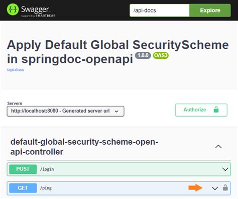 Springdoc Openapi 定义全局的默认 Securityscheme Spring 中文网