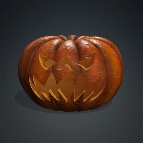 Artstation Pumpkin For Hallowen 3d Model Obj Fbx 3d Printing