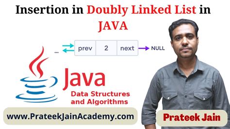 Lecture 16 What Is Doubly Linked List Insertion In Dll In Java
