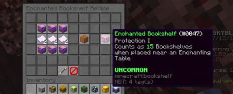 Bookshelf Recipe Hypixel Skyblock Swimminggogglediscount