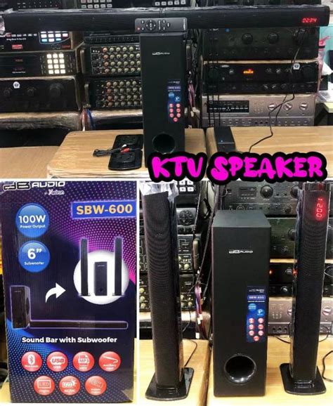 Subwoofer And Soundbar DB Audio By Astron SBW 600 100watts 6 With Bluetooth USB Input AUX