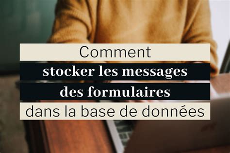 Formulaire Wordpress Base De Données • Nora Cheikh