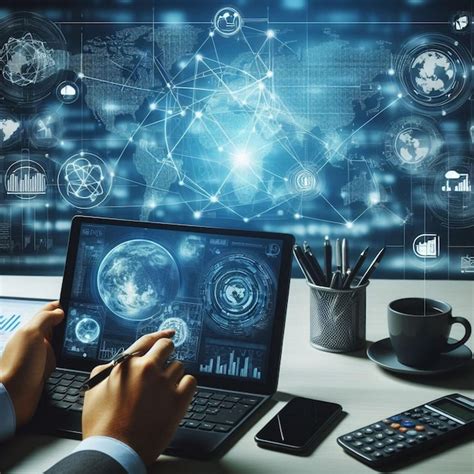 Premium Photo Global Business Internet Network Connection Iot Internet Of Things Business