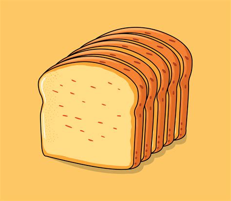 Bread Slice Illustration 45630577 Vector Art At Vecteezy