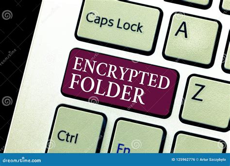 Conceptual Hand Writing Showing Encrypted Folder Business Photo Text Protect Confidential Data