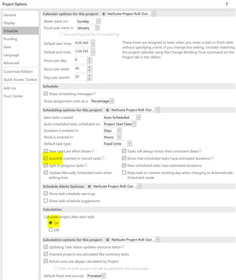 Dates Not Updating Automatically In Ms Project Std 2016 Microsoft Qanda