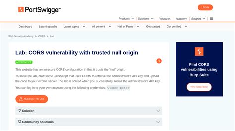 Cors Vulnerability With Trusted Null Origin