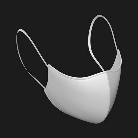 free fabric mask 3d models for download freepik
