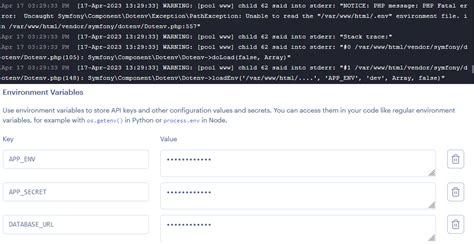 Missing Env File Render