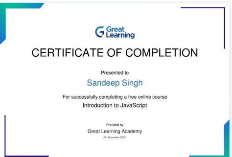 Sandeep Singh On Linkedin Hi All I Have Successfully Completed The