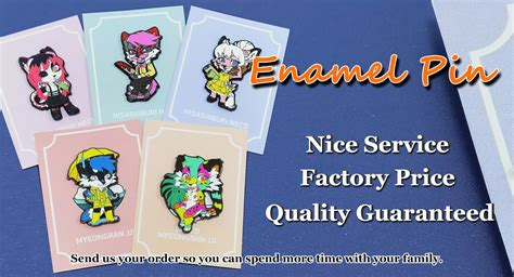 Wholesale Metal Anime Cartoon Character Collar Soft And Hard Lapel