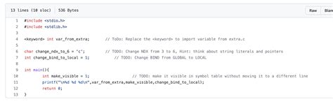 solved 1 lines 1 sloc 24 bytes 1 int var from extra 3 13