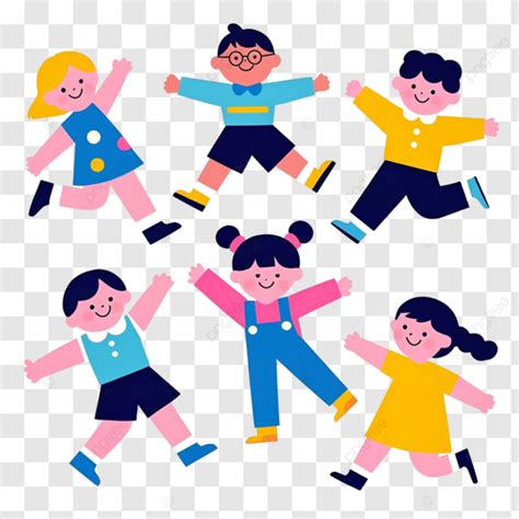 귀여운 아이들의 장난기 같은 귀여운 아기 어린이 만화 어린이 그림 Png 일러스트 및 이미지 에 대한 무료 다운로드
