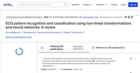 Ecg Pattern Recognition And Classification Using Non Linear Transformations And Neural Networks