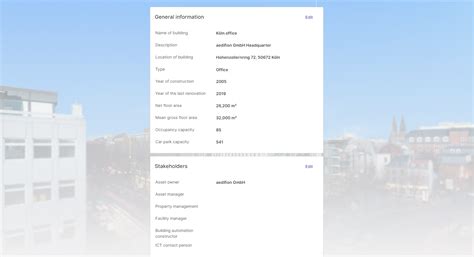 Profile Aedifion Help Center