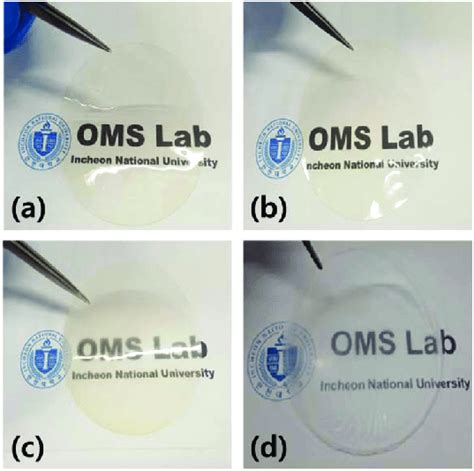Photograph Of The Peg Crosslinked Pvp Peg Pvp Triblock Copolymer Based Download Scientific