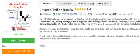 Ultimate Trailing Stop Ea Foxtradeland