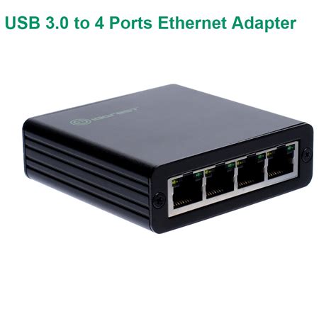Usb3 0 To 4 Ports Ethernet Controller Adapter 10 1 Vicedeal