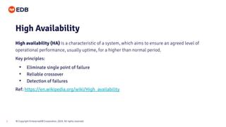 Beginner S Guide To High Availability For Postgres French PPT