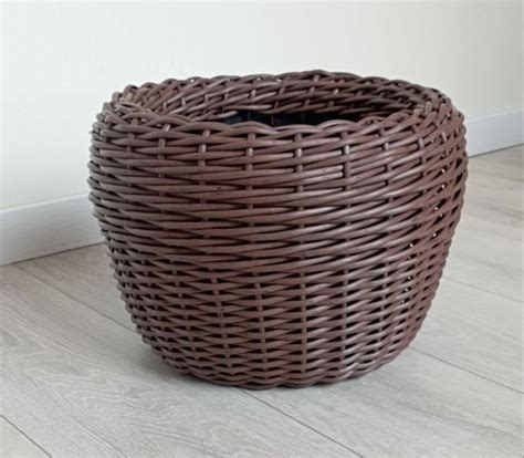Кашпо для расстений и цветов из искусственного ротанга 12л фото отзывы характеристики в
