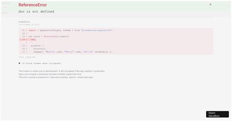 Prosemirror Test Forked Codesandbox