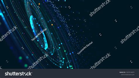 Big Data Concept Digital Neural Network Stock Illustration 1937914879